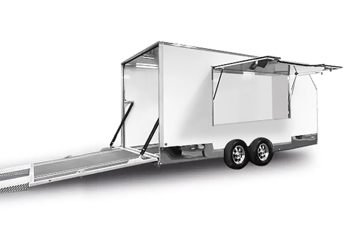 Fiberglass Mobile Exhibition Trailer - Composite Box